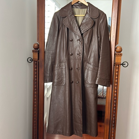 Julian Vard | Jackets & Coats | Vintage Julian Vard Full Length Leather ...